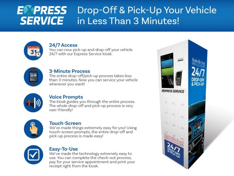 Express Service Drop-Off/Pick-Up Kiosk | MARKVILLE FORD LINCOLN
