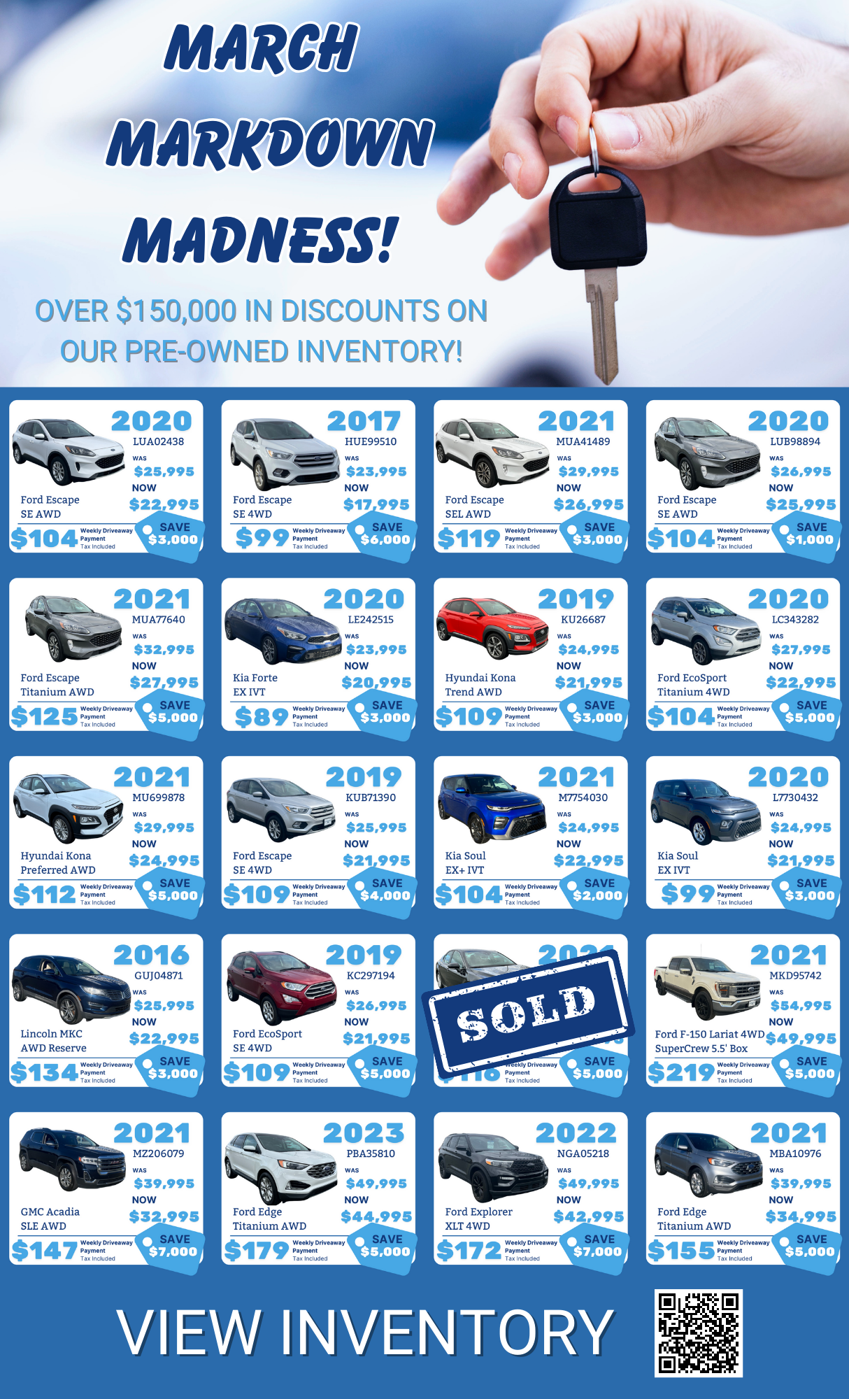 March Markdown Madness! | Colbourne Ford