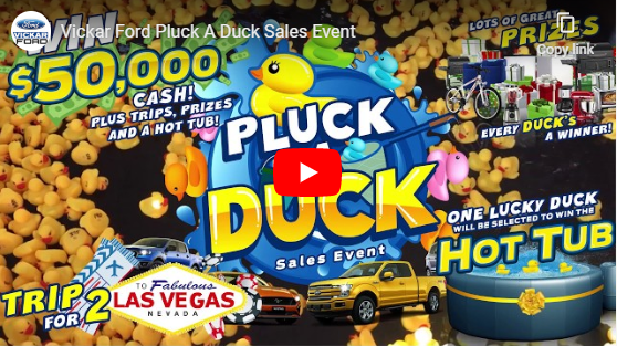 Vickar Ford Pluck a Duck Sales Event | Vickar Ford