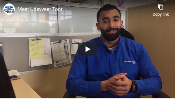 Meet Vickar Ford Employee - Udayveer Toor | Vickar Ford