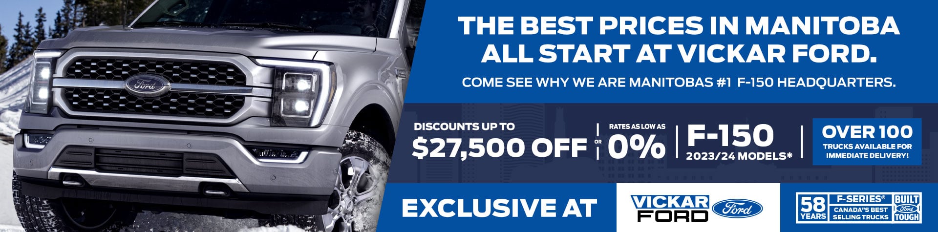 New & Used Ford Dealership Winnipeg · Manitoba | Vickar Ford