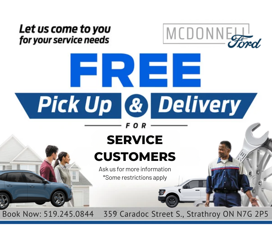 Free Pick Up & Delivery | McDonnell Motors