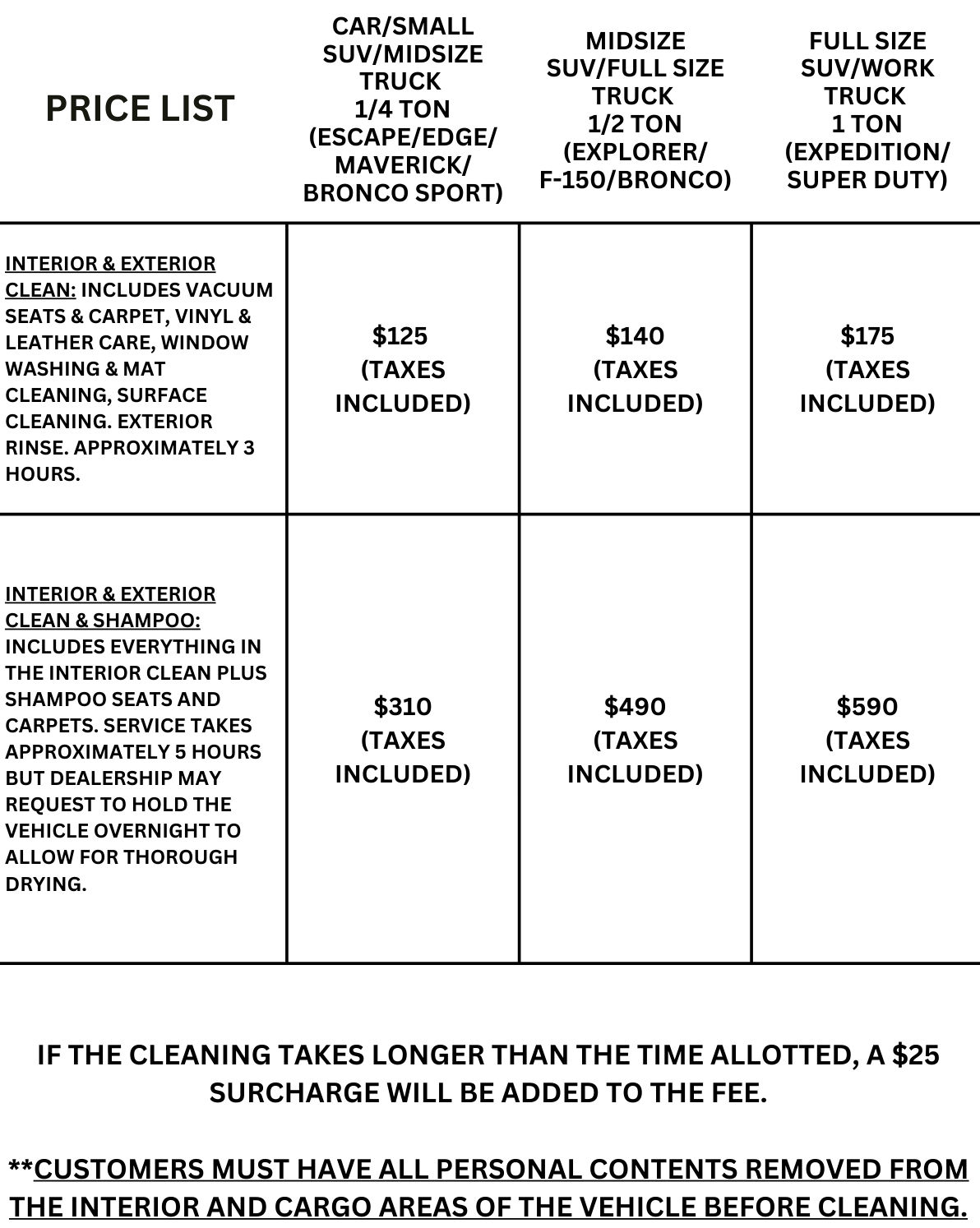 Detailing at Langenburg Motors | Langenburg Motors
