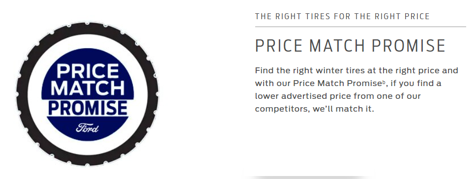 Tires - Price Match Promise