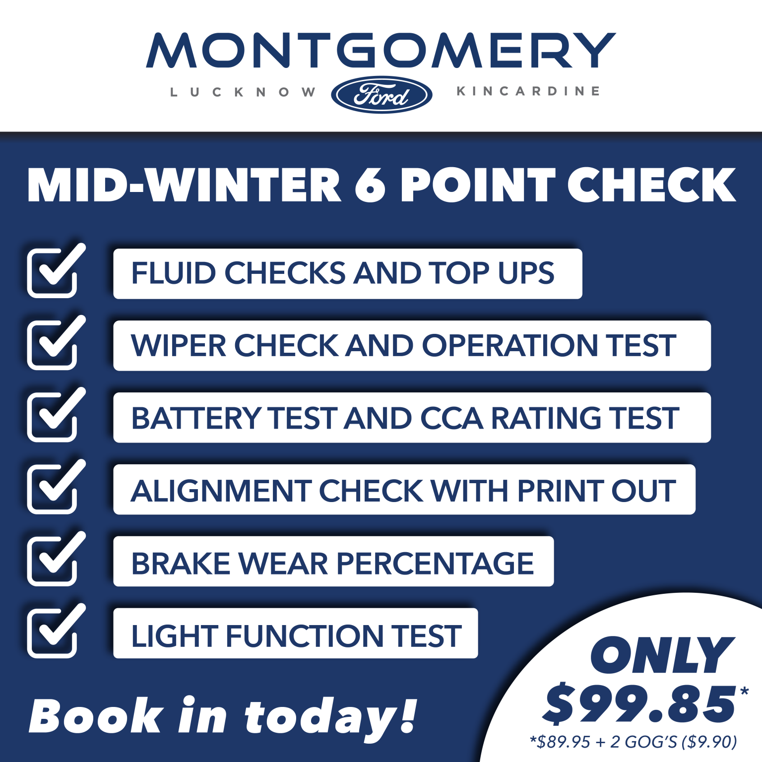 Service Specials | Montgomery Ford Kincardine