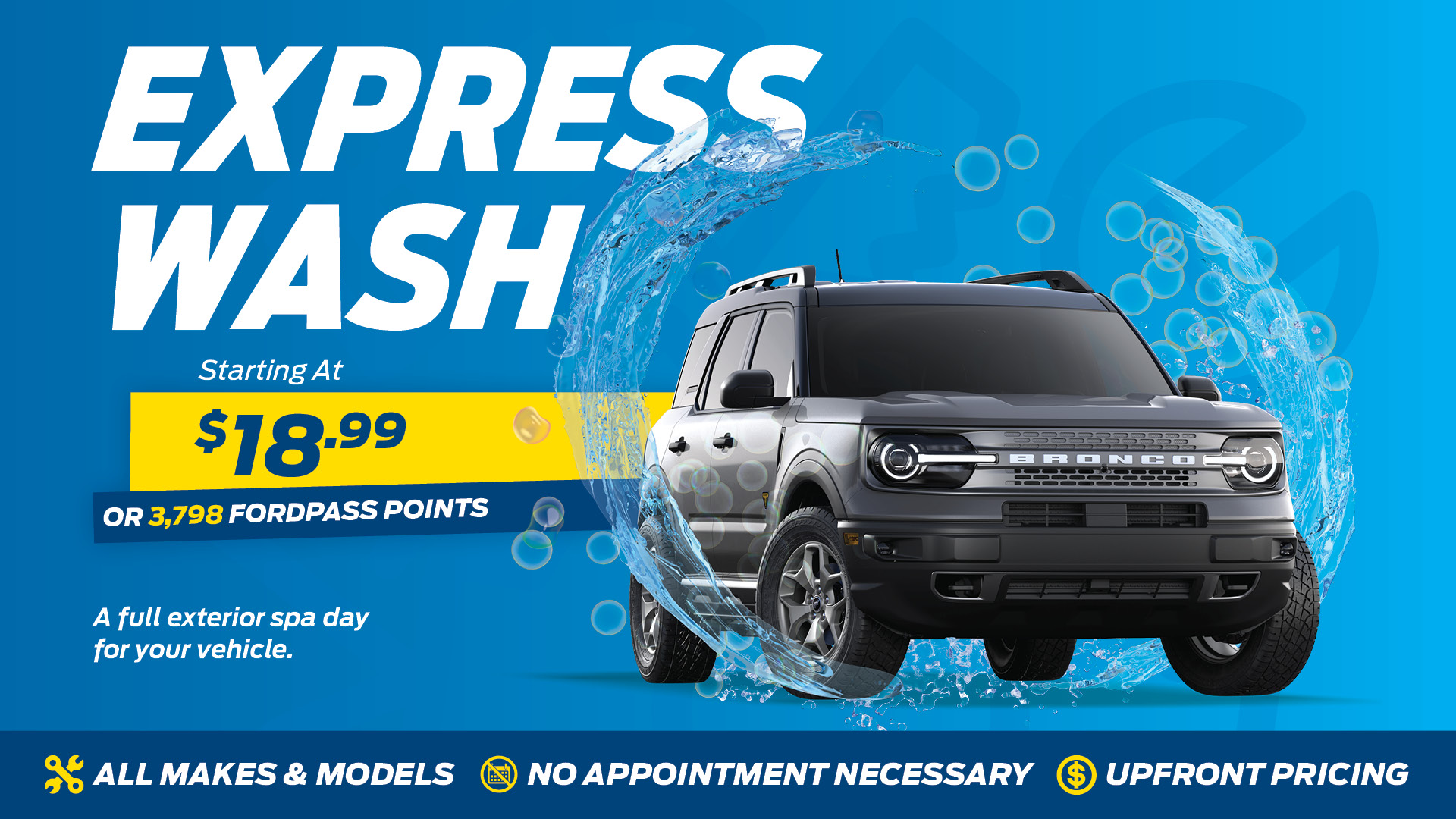 Express Wash | Bennett Dunlop Ford